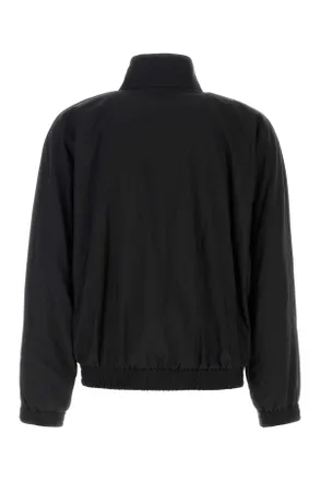 Ferragamo Mens Black Wool Blend Jacket Neroashgrey Wv-Pa Giubbini