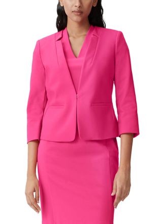 Comma Blazer aus Baumwollmix