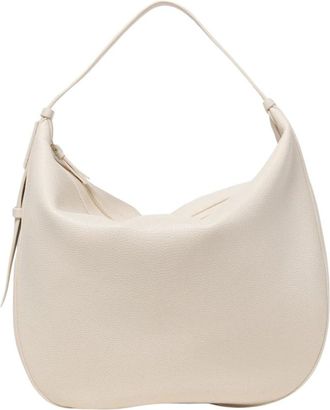 A|X Armani Exchange Femme, Sacs, Blanc, Taille: ONE Size Sac &agrave; Bandouli&egrave;re Textur&eacute; en Croissant