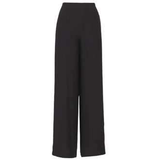 Theory Femme, Pantalons, Noir, Taille: 40 FR Wide Pantalons