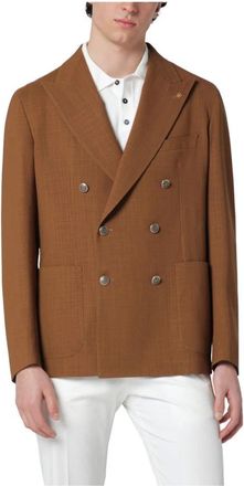 Tagliatore Homme, Vestes, Brun, Taille: 2XL Veste crois&eacute;e