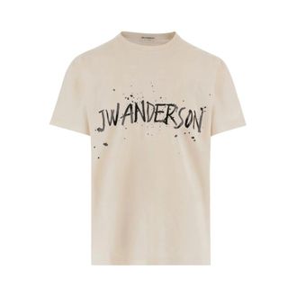 J.W.Anderson Circular T-shirt - - Tops - Herren - Beige - S