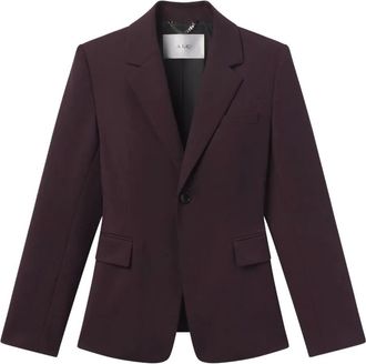 A.L.C. blazer Elza à simple boutonnage - Violet