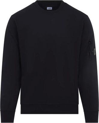 C.P. Company C.p. Company, Homme, Sweatshirts et sweats &agrave; capuche, Bleu, Taille: S Cotton SweaT-shirt