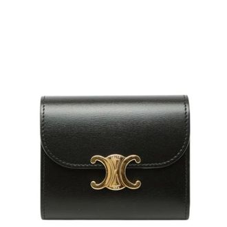 Celine Portefeuille Pre-owned (tri-fold) - Femme - Pre-owned - Noir - Taille: ONE Size