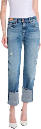 Replay Damen Akeme Original Jeans, 009 Medium Blue, 32W / 32L EU