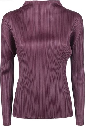 Issey Miyake Femme, Tops, Brun, Taille: 42 FR Monthly Colors January T-shirt