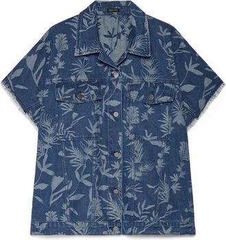 Fiorella Rubino Damen, Blusen & Hemden, Blau, M/LGr&ouml;&szlig;e