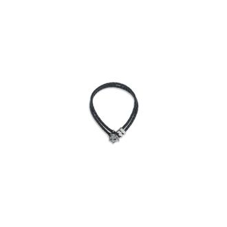 Versace Homme, Accessoires, Noir, Taille: ONE Size La Medusa Leather Bracelet