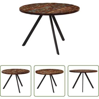 vidaXL Vintage Esstisch - Esstisch 110x75 cm Altholz Massivholz