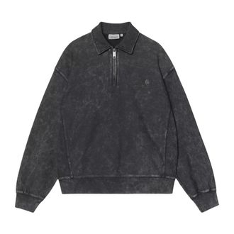 Carhartt Work in Progress Lambert Polo Sweatshirt - - Sweatshirts & Hoodies - Herren - Schwarzk - M