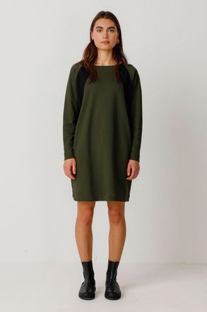 SKFK Damen vegan Kleid Ameli Gr&uuml;n