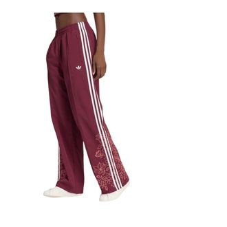 adidas Femme, Sport, Rouge, Taille: 40 FR Floral GFX Firebird Loose Track Pant