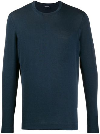 Drumohr sweat classique - Bleu
