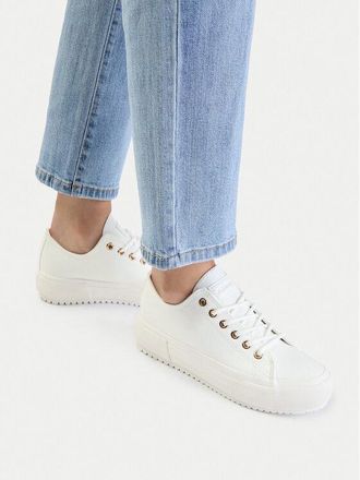 Jenny Sneakers aus Stoff WFA2790-1A Wei&szlig;