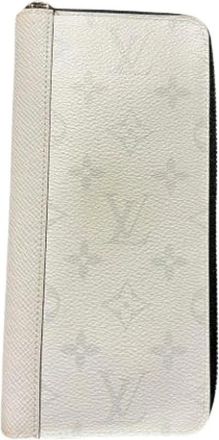 Louis Vuitton Portefeuille long Taigarama Pre-owned (bi-pli) - Homme - Pre-owned - Blanc - Taille: ONE Size