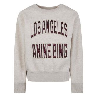 Anine Bing Pulls &agrave; col rond - Femme - Pulls - Beige - Taille: 40 FR