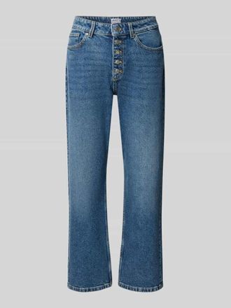 Jake*s Casual Jeans in verk&uuml;rzter Passform mit Knopfleiste