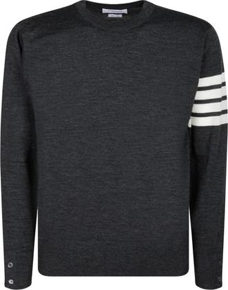 Thom Browne Pullover aus Schurwolle - - Knitwear - Herren - Grau - S