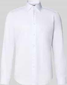 HUGO BOSS Regular Fit Businesshemd aus reiner Baumwolle Modell H JOE KENT