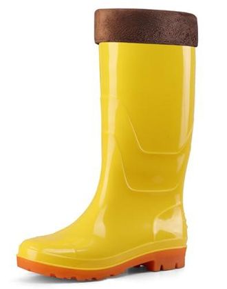 Pangolin Bottes de Pluie Chaudes Unisexe avec Doublure Hiver Amovible - Anti-d&eacute;rapantes, Imperm&eacute;ables & Confortables - Bottes de Jardin, Travail, Pluie, Neige 