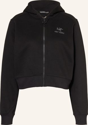 Arc'teryx Sweatjacke Emblem Crop schwarz
