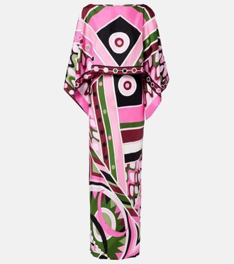 Pucci Kaftan Vivara aus Seidensatin