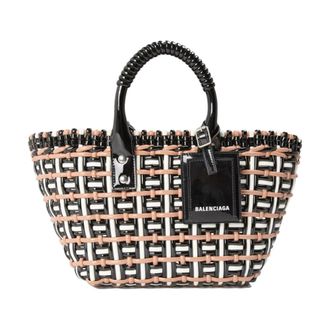 Balenciaga Bistro Basket Braided Tote Bag - - Bags - Damen - Mehrfarbig - ONE SIZE