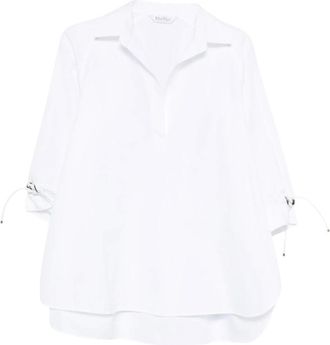 Max Mara Femme, Blouses et Chemises, Blanc, Taille: 38 FR Chemises
