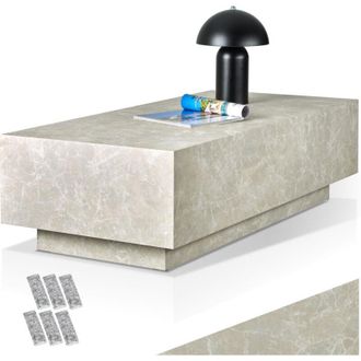 TecTake Table basse LASLEY avec pied
