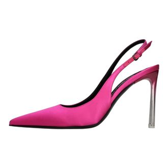 Sergio Rossi Satin Slingback Pump - - Shoes - Damen - Rosa - 35 EU