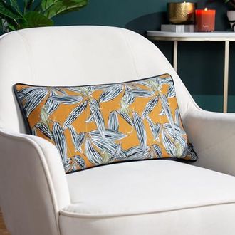 furn. Wylder Tropics Ebons Nkiru Polyester Filled Cushion - Twin Pack