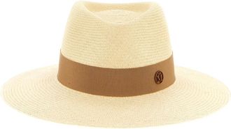 Maison Michel Femme, Accessoires, Beige, Taille: M Charles Straw Hat