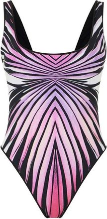 Roberto Cavalli Femme, Maillots de bain, Multicolore, Taille: 38 FR Ray of Paradise Print Swimsuit