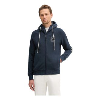 Aeronautica Logo-Print Rei&szlig;verschluss-Hoodie - - Sweatshirts & Hoodies - Herren - Blau - L