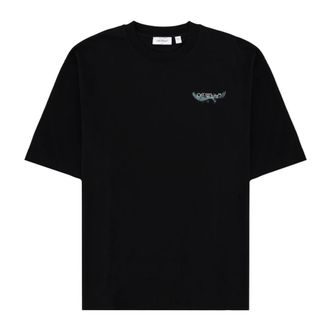 Off-white Homme, Tops, Noir, Taille: 2XL Moon Skate Graphic T-shirt