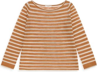 Maliparmi Maliparmi, Femme, Pulls, Brun, Taille: 40 FR Summer Linen Knit