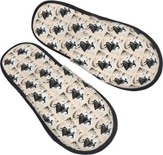 Generic Pantoufles De Voyage Sorci&egrave;re DHalloween Volant R&eacute;utilisables Pantoufles Portative Maison Slippers Pour Automne Int&eacute;rieur Homme L