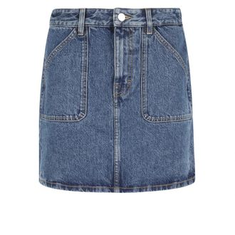 Filippa K Patch Pocket Minirock - - Skirts - Damen - Blau - S