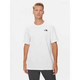 The North Face T-Shirt Redbox NF0A2TX2 Wei&szlig; Regular Fit
