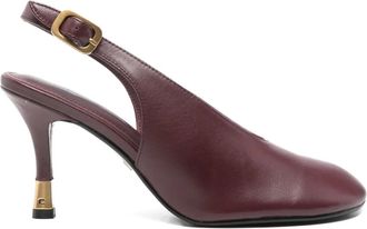 Lola Cruz Pumps aus Leder - Rot