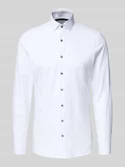 Olymp No. 6 Super Slim Fit Business-Hemd mit Kentkragen