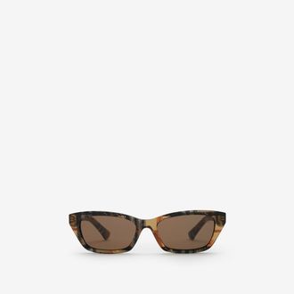 Burberry Lunettes de soleil rectangulaires Gradient Check