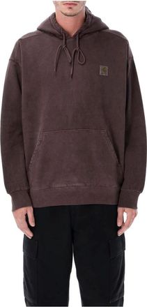 Carhartt Work in Progress Homme, Sweatshirts et sweats &agrave; capuche, Brun, Taille: S SweaT-shirt &agrave; capuche