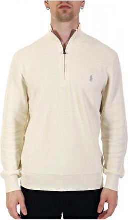 Ralph Lauren Homme, Pulls, Beige, Taille: XL Pull Col Roul&eacute;