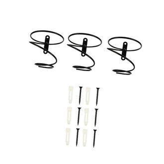 BESPORTBLE 3 St&uuml;ck Teiliges Spiralf&ouml;rmiges Wand weinregal aus Einzelner Flaschenhalter Rostbest&auml;ndig Einfach zu Montieren Stilvoller Flaschenhalter f&uuml;r K&uuml;che Bar