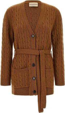 Valentino Garavani Cardigan - Marron