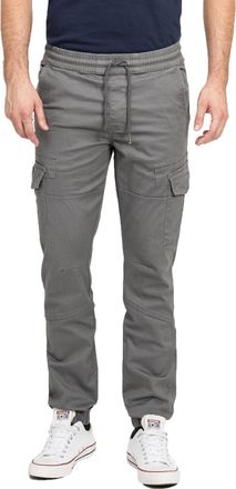 Rock Creek Herren Hose Stretch Cargo Basic Sommer Hose Regular Fit Lange Hose Stoff Hose Sommerhose M&auml;nnerhose H-384 Dunkelgrau W44 L34