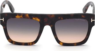 Tom Ford Femme, Accessoires, Brun, Taille: 52 MM Ft0847 Renee Lunettes de soleil