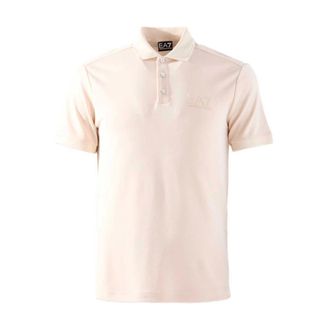 Emporio Armani Emporio Armani Ea7, Homme, Tops, Beige, Taille: XL Polo Textur&eacute;